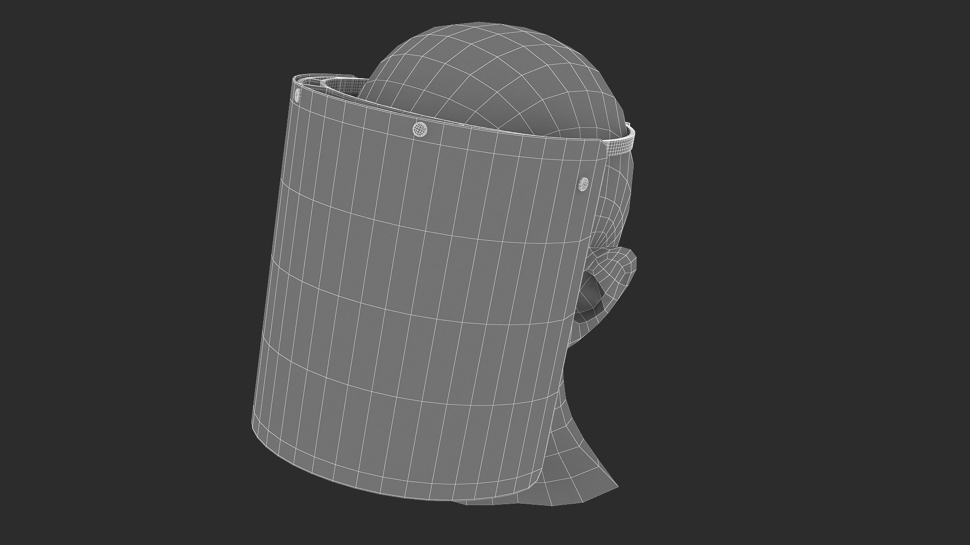 3D medical face shield - TurboSquid 1539782