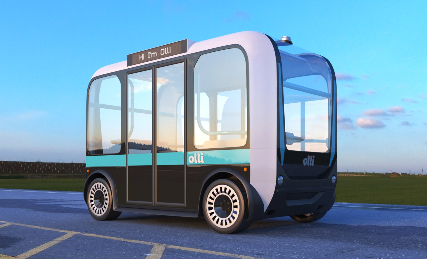 3D electric bus - TurboSquid 1343824