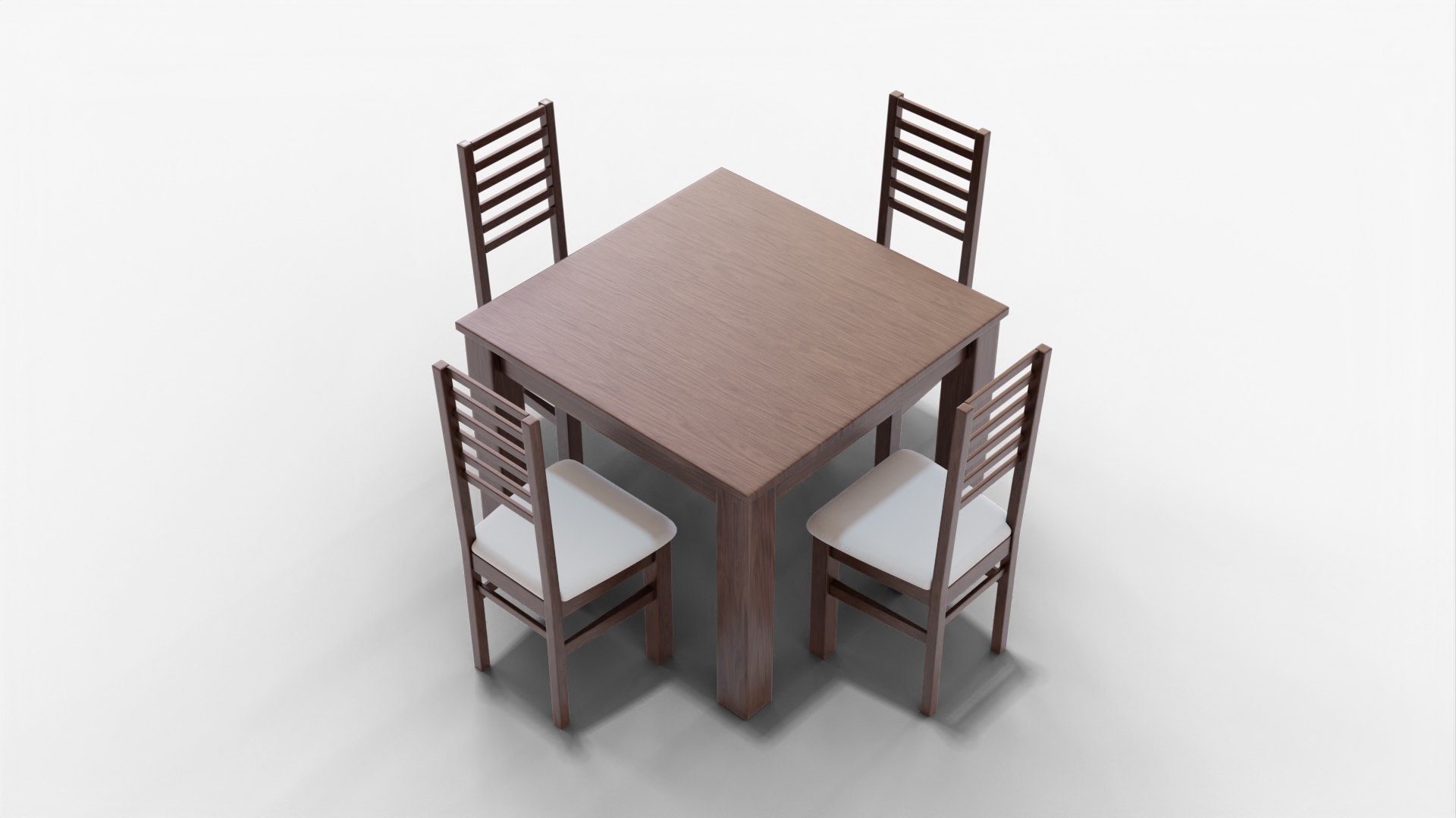 3D Dining Table Set - TurboSquid 2016851