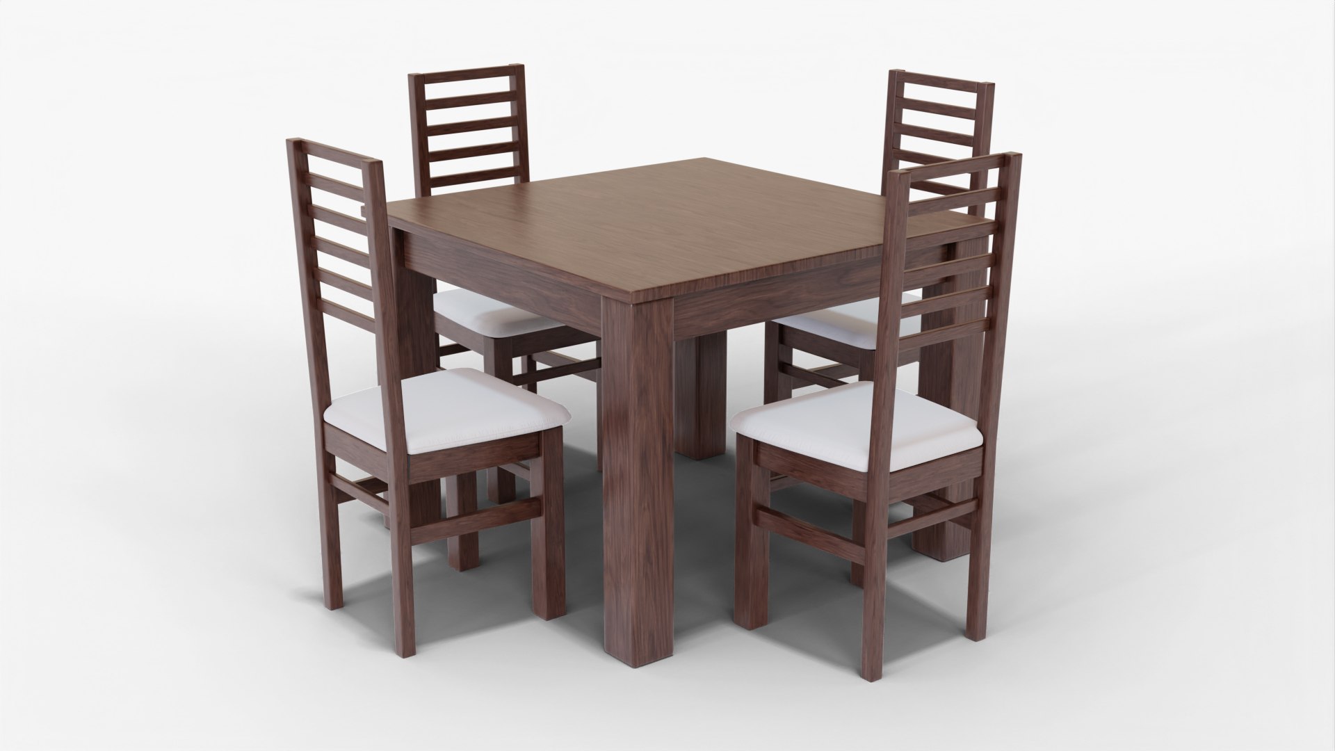 3D Dining Table Set - TurboSquid 2016851