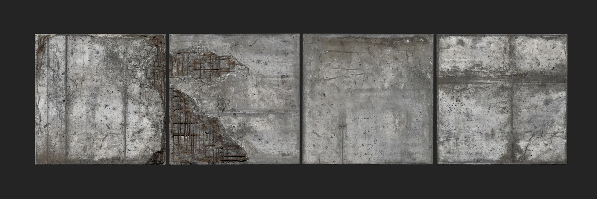 Damaged Concrete Blocks 3D - TurboSquid 1183505