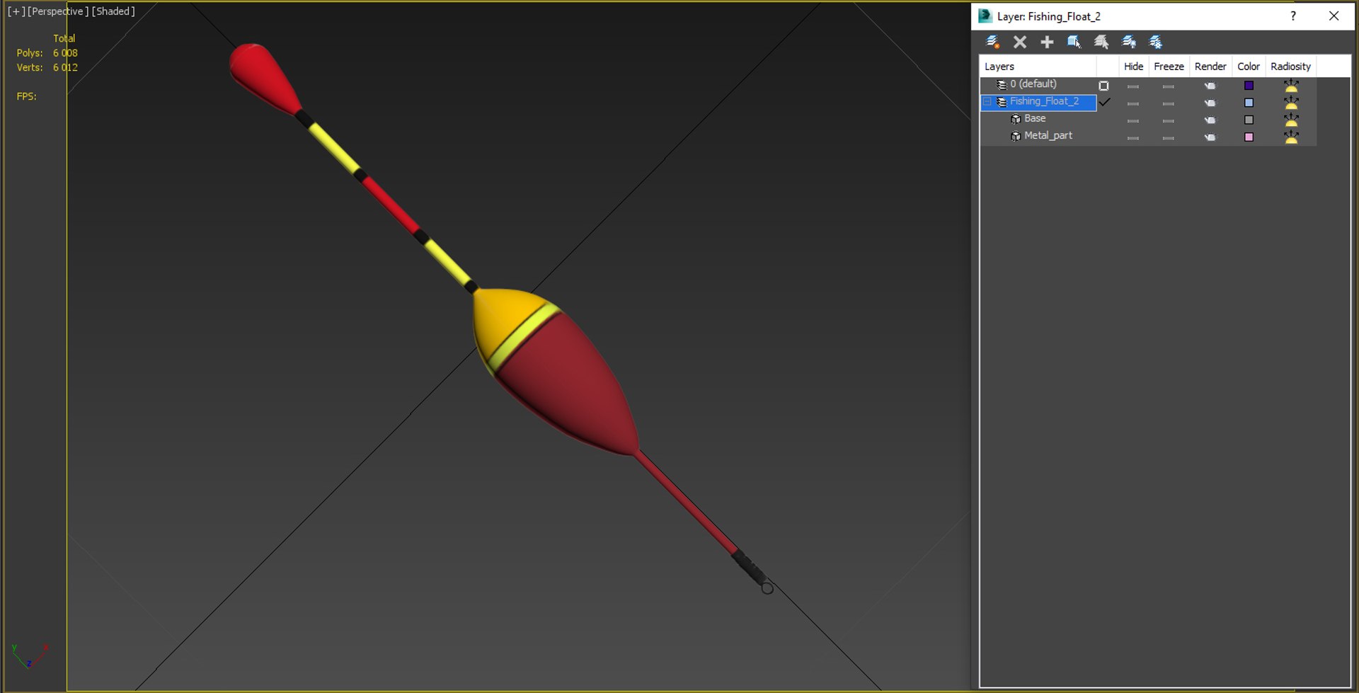 Fishing Float 2 3D Model - TurboSquid 2125225