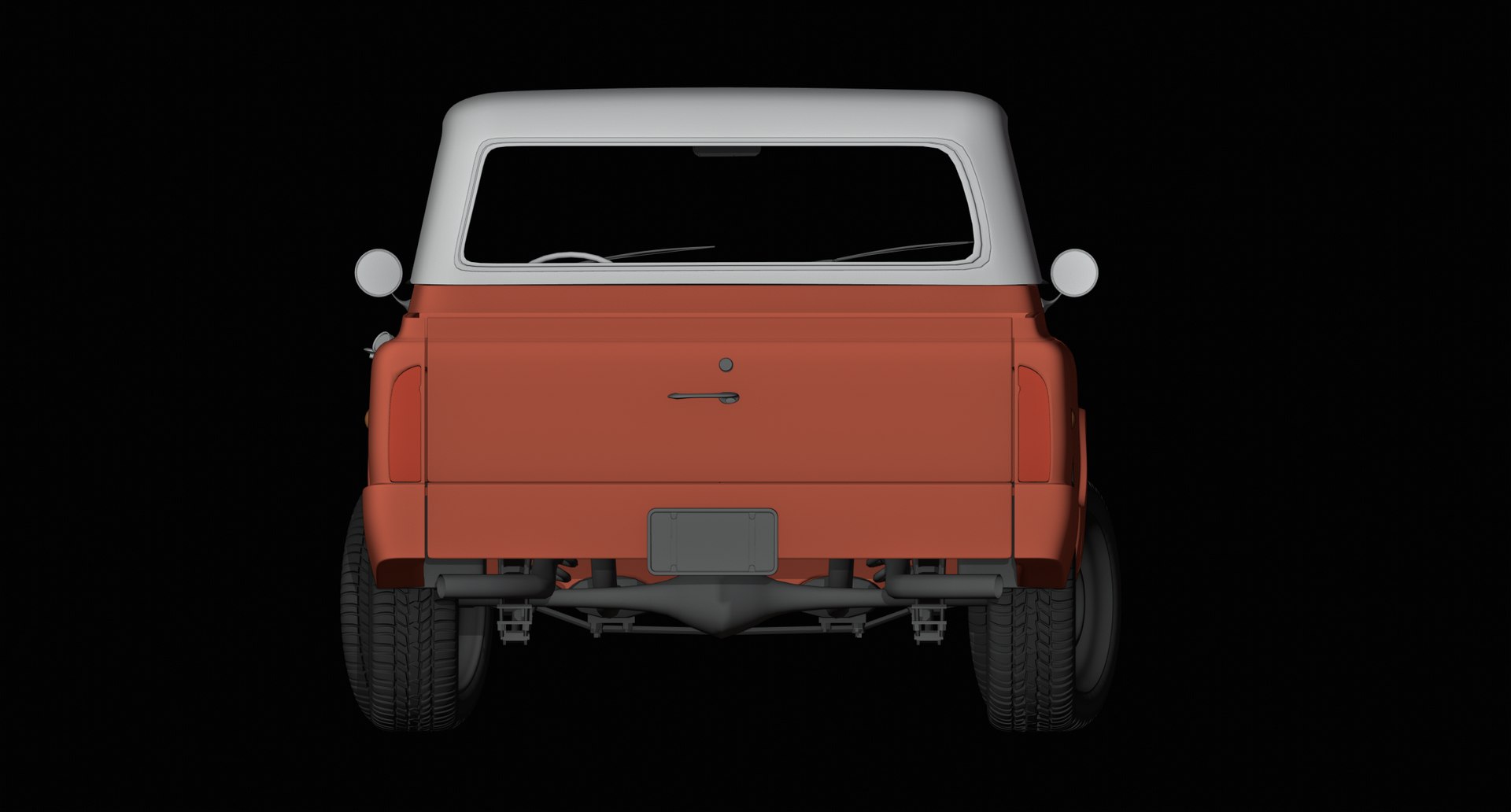 Generic Farm Pickup Truck Vehicle Model - TurboSquid 1577514