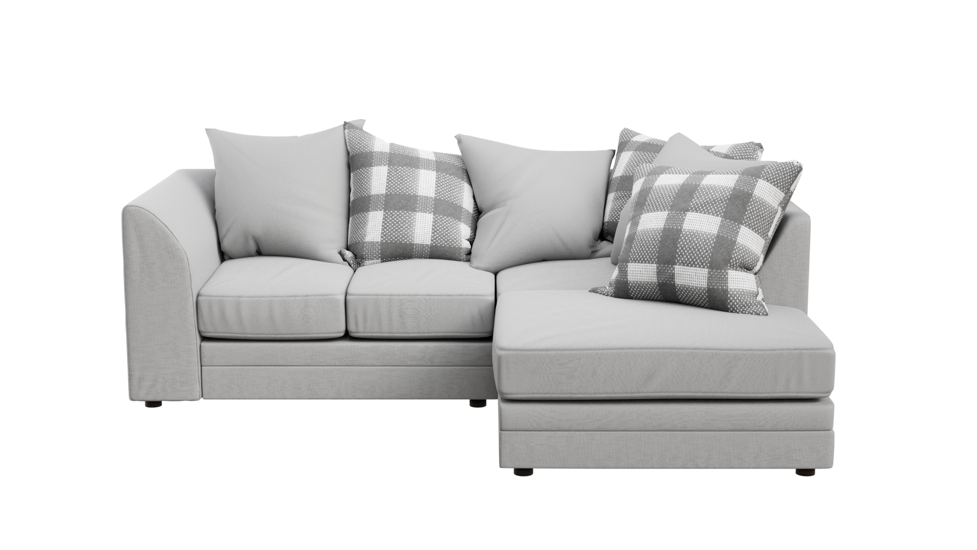 Arabella 2 - Piece Upholstered Sofa Chaise By Zipcode 3D Model ...