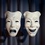 3d Masks Tragedy Comedy Model