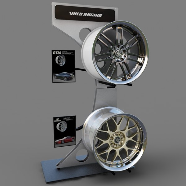 wheels rack 3d model