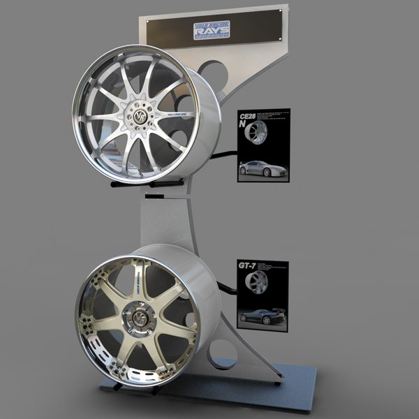 wheels rack 3d model