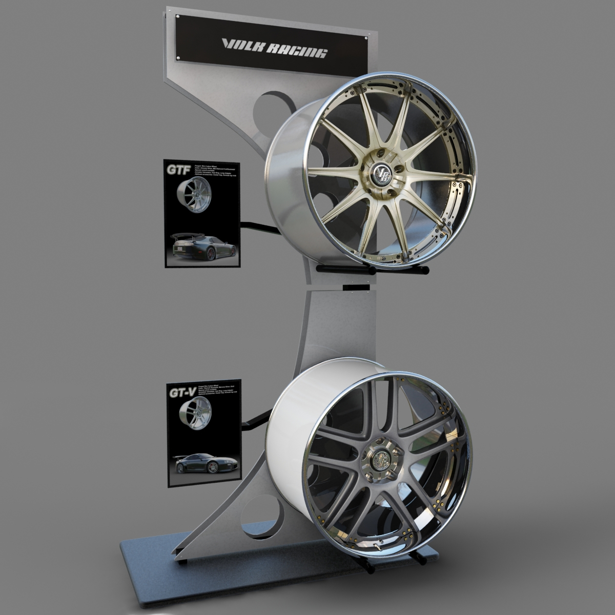 wheels rack 3d model