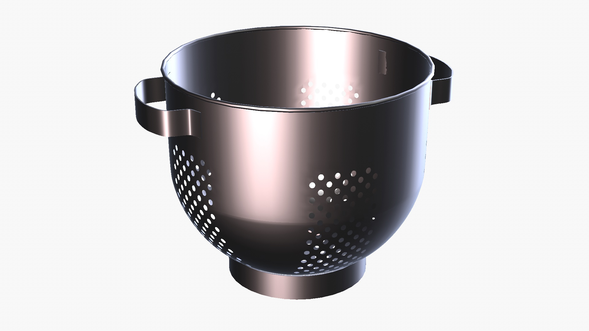 3D Stainless Steel Colander Model - TurboSquid 2369084