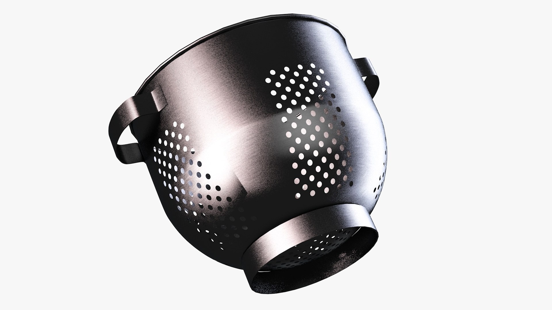 3D Stainless Steel Colander Model - TurboSquid 2369084