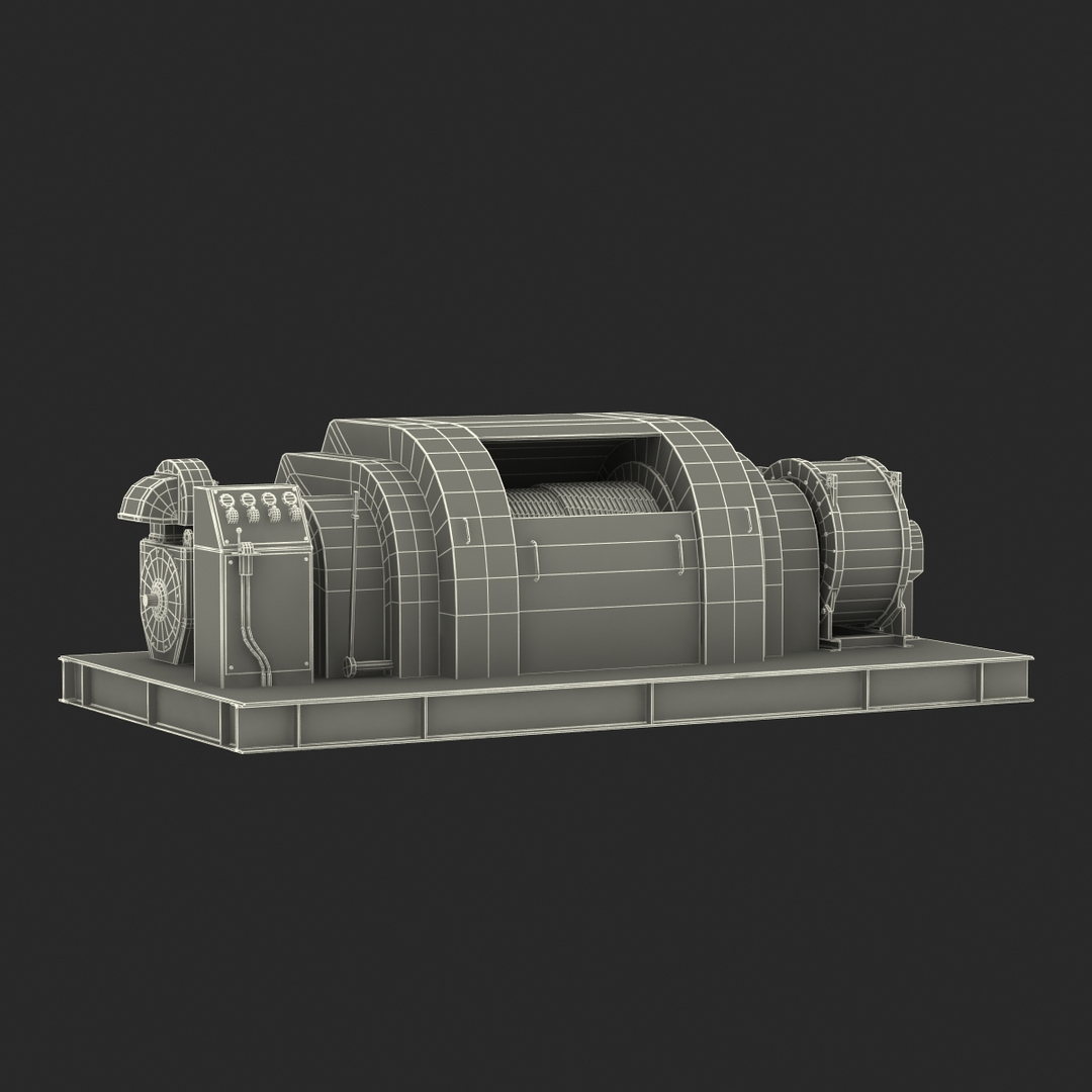 Mechanical Drawworks 3d Model