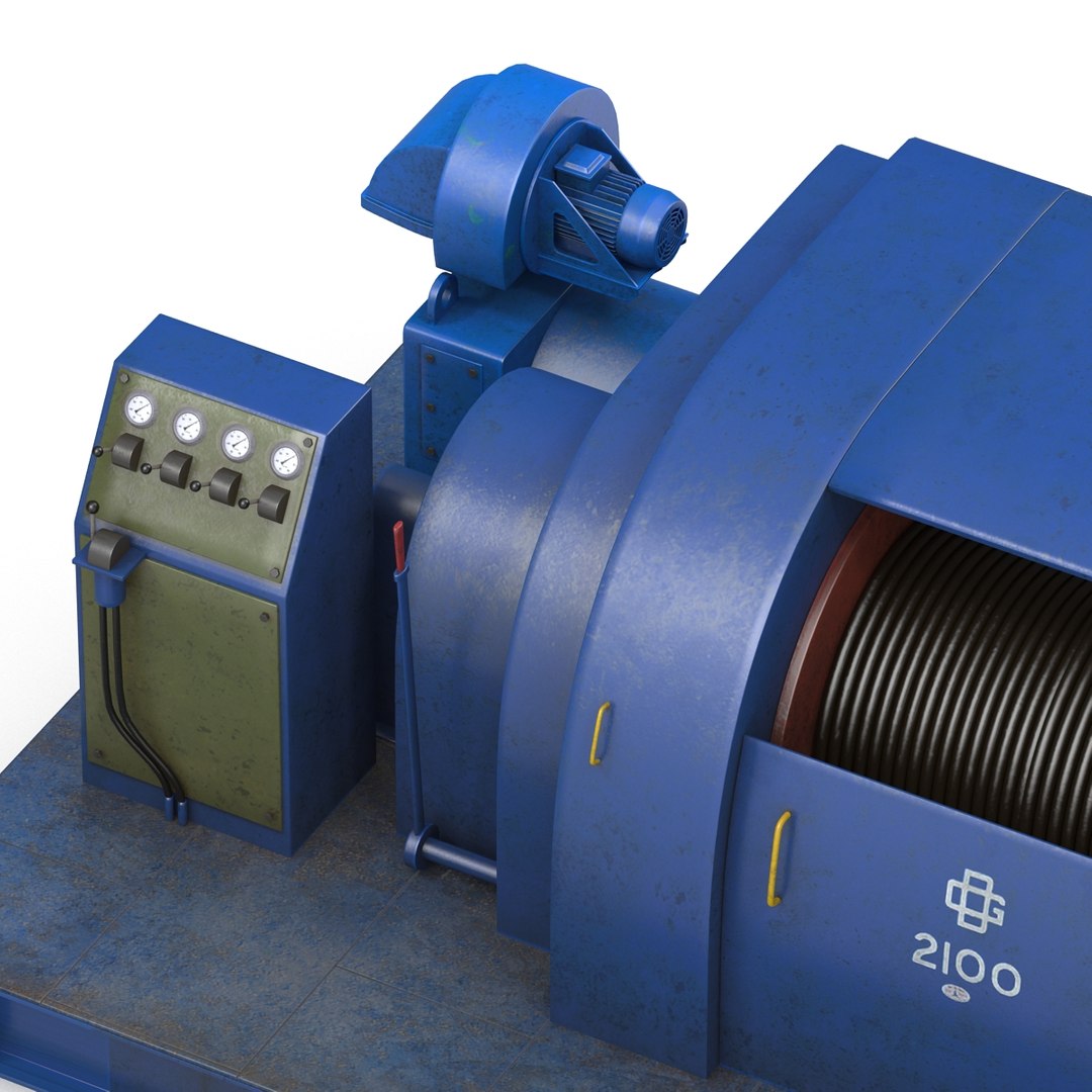 Mechanical Drawworks 3d Model