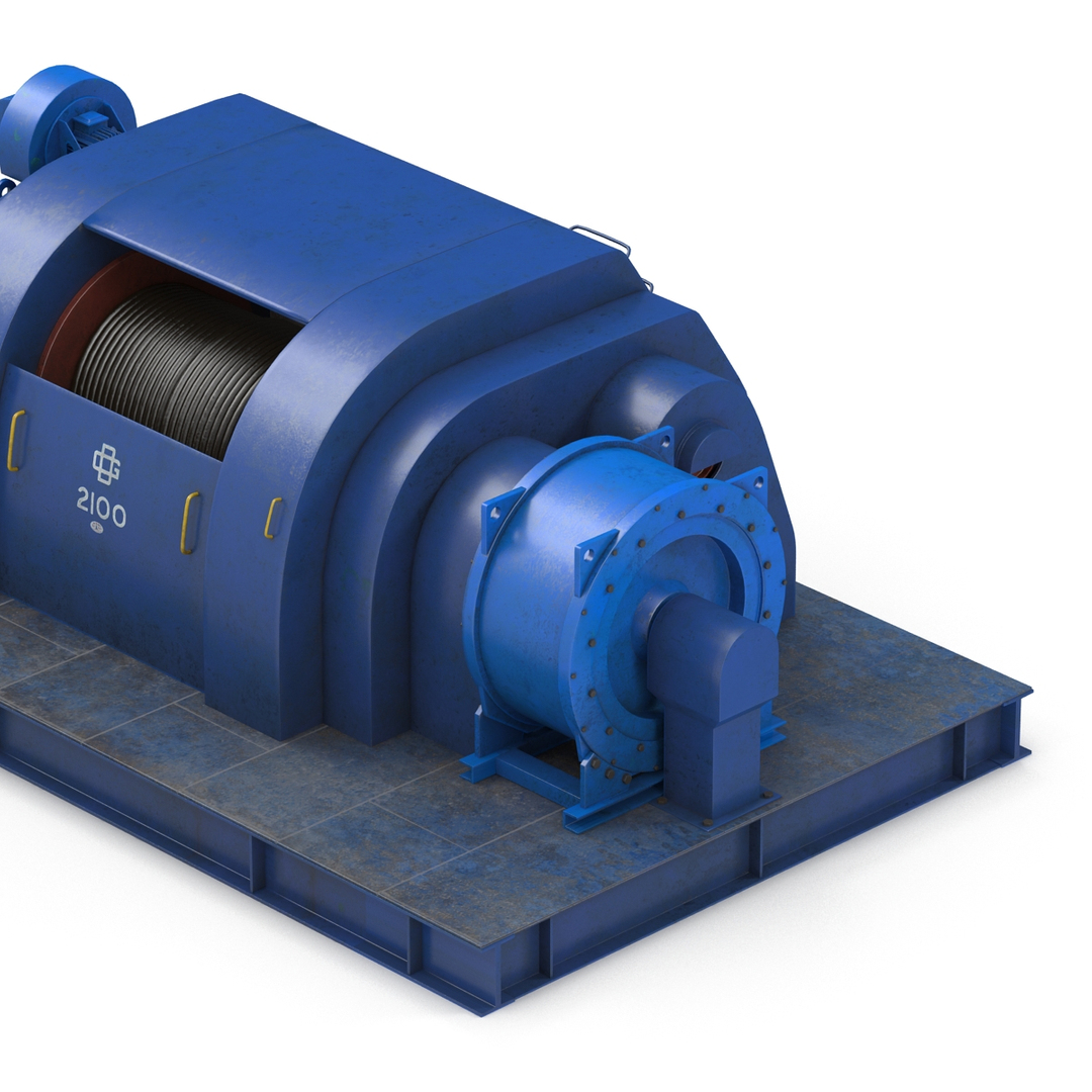 mechanical drawworks 3d model