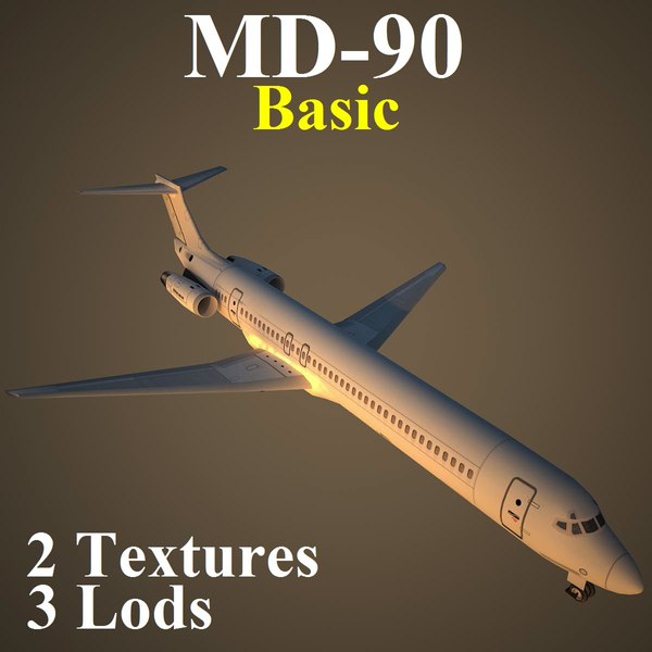 Mcdonnell Douglas MD-90 3D Modelos para Descargar | TurboSquid