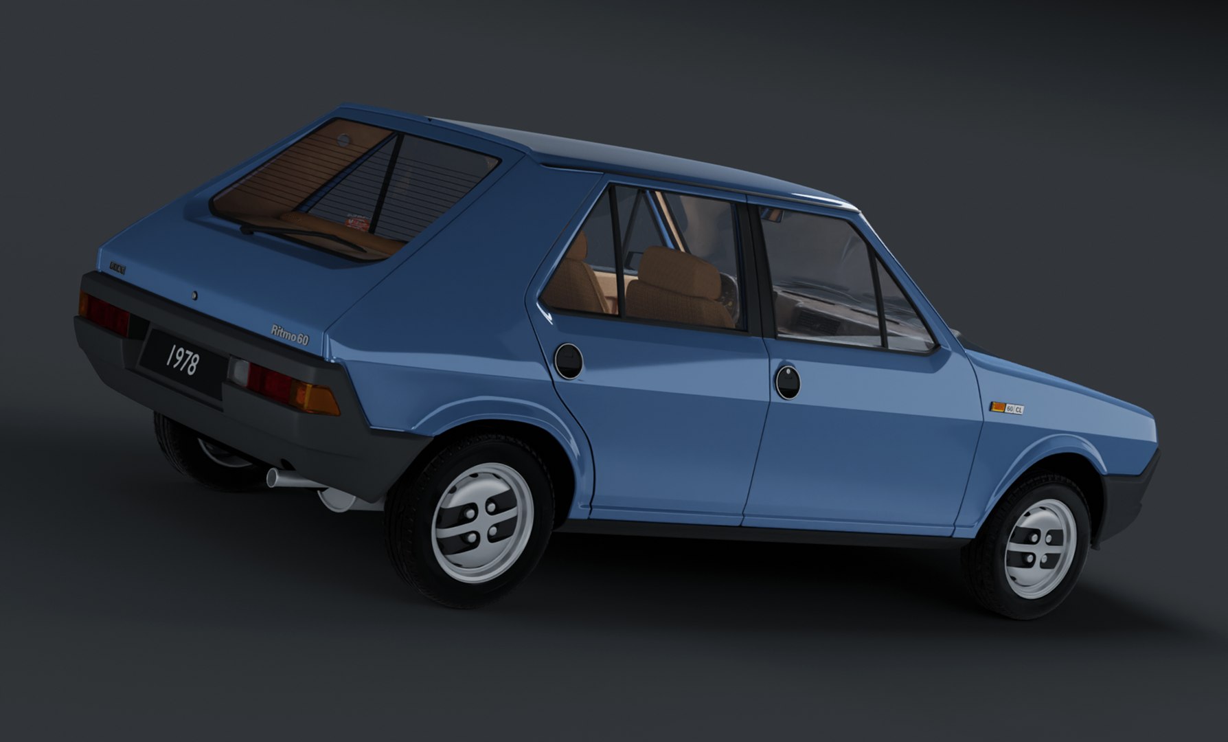 3D 1978 Fiat Ritmo - TurboSquid 2209532