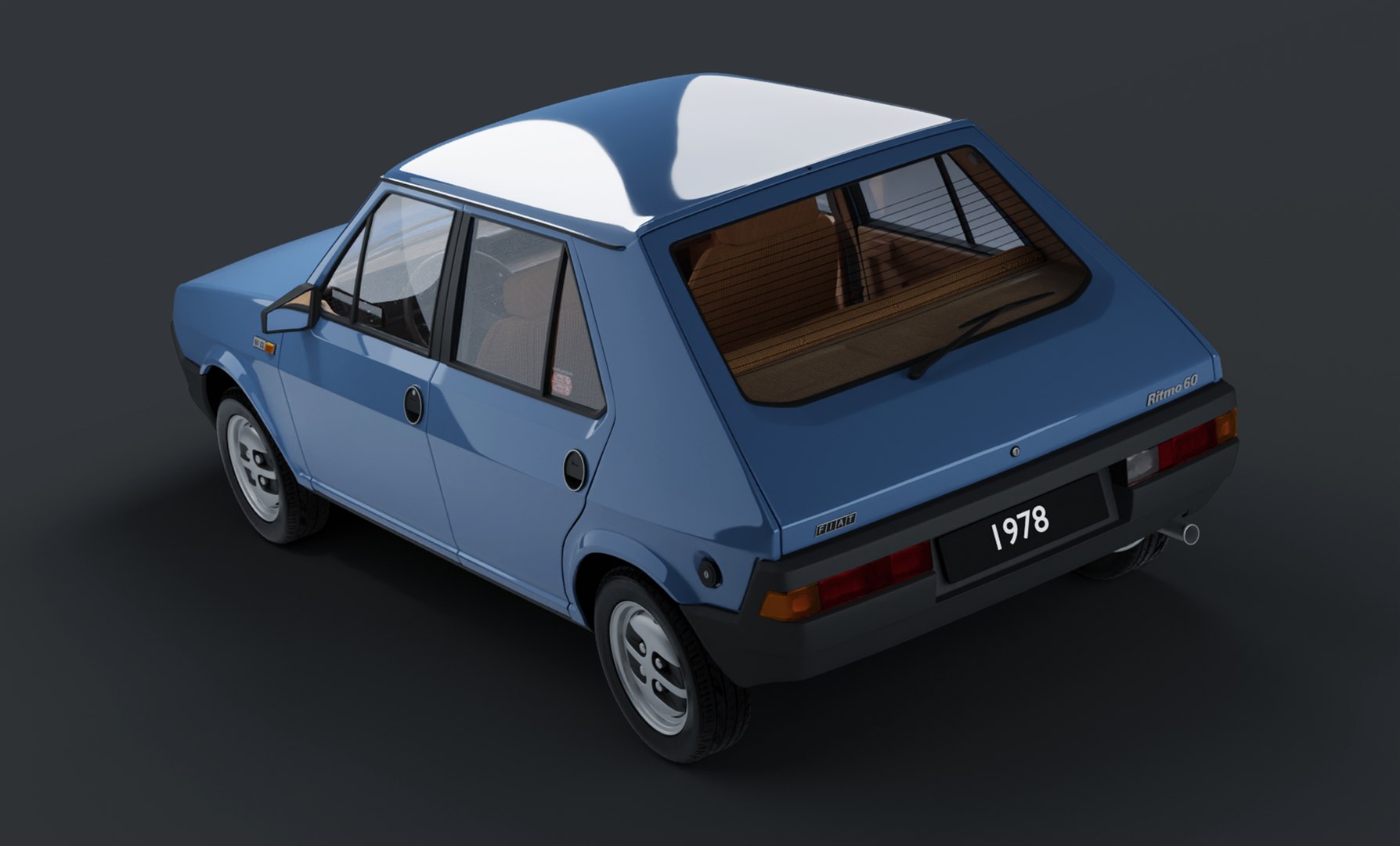 3D 1978 Fiat Ritmo - TurboSquid 2209532
