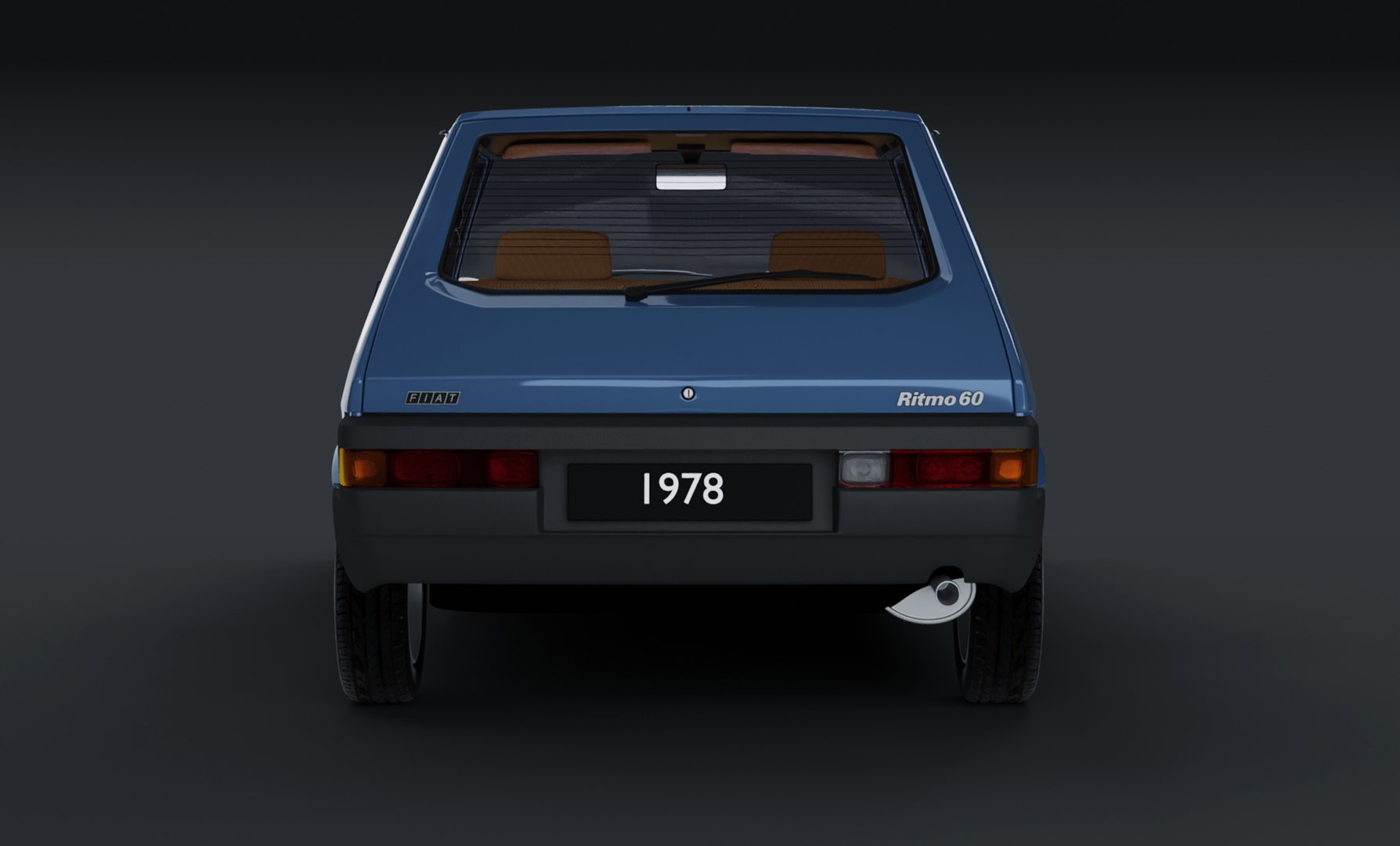 3D 1978 Fiat Ritmo - TurboSquid 2209532