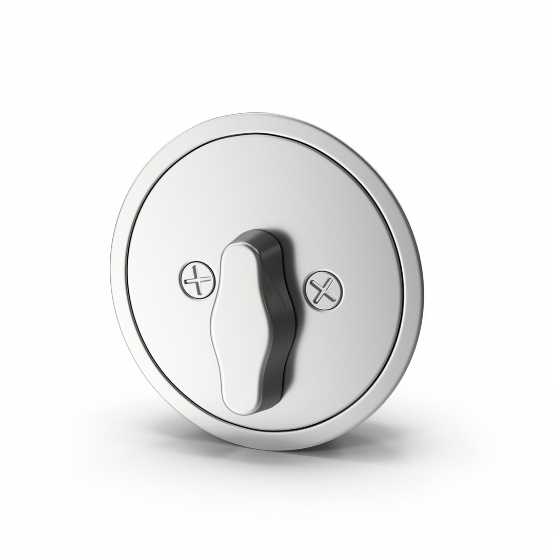 Cylinder Door Lock 3D Model - TurboSquid 1996562