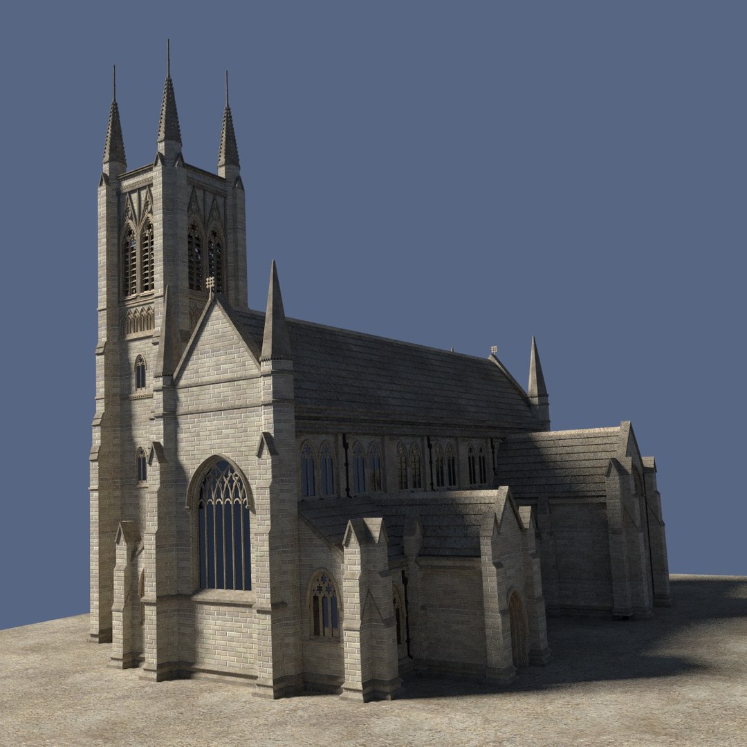 Free 3ds Model Church