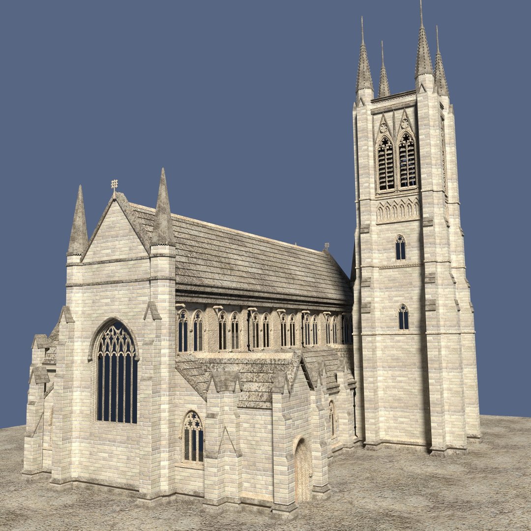 Free 3ds Model Church