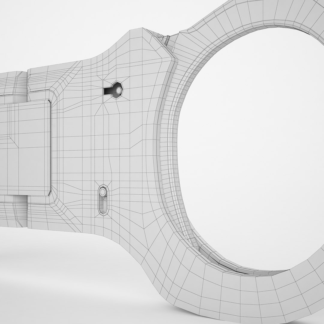 Rigid handcuffs model - TurboSquid 1209766