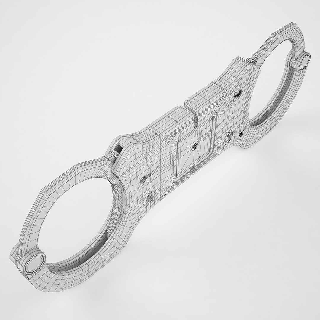 Rigid Handcuffs Model - TurboSquid 1209766