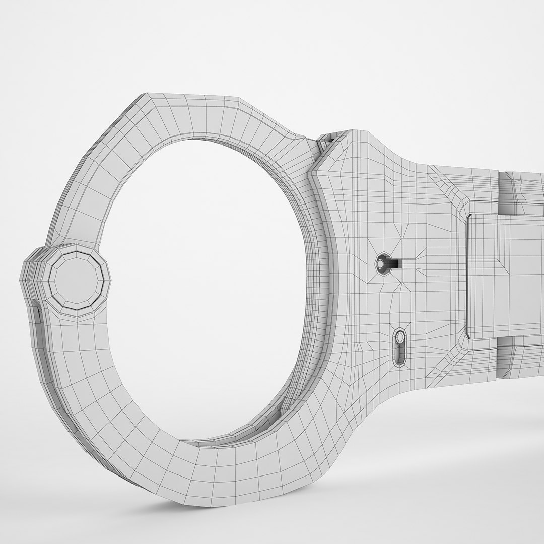 Rigid handcuffs model - TurboSquid 1209766