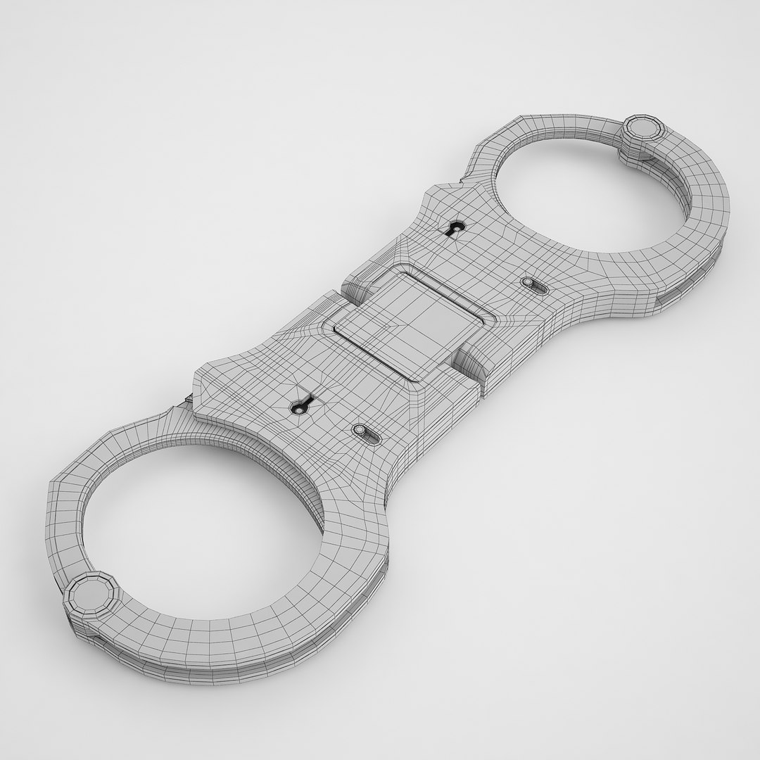 Rigid Handcuffs Model - TurboSquid 1209766