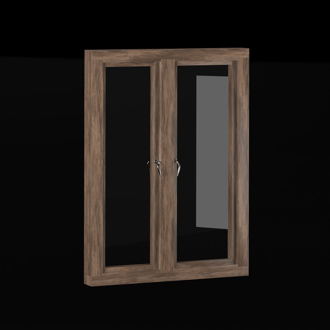 Wooden Windows 3D Model - TurboSquid 1817366