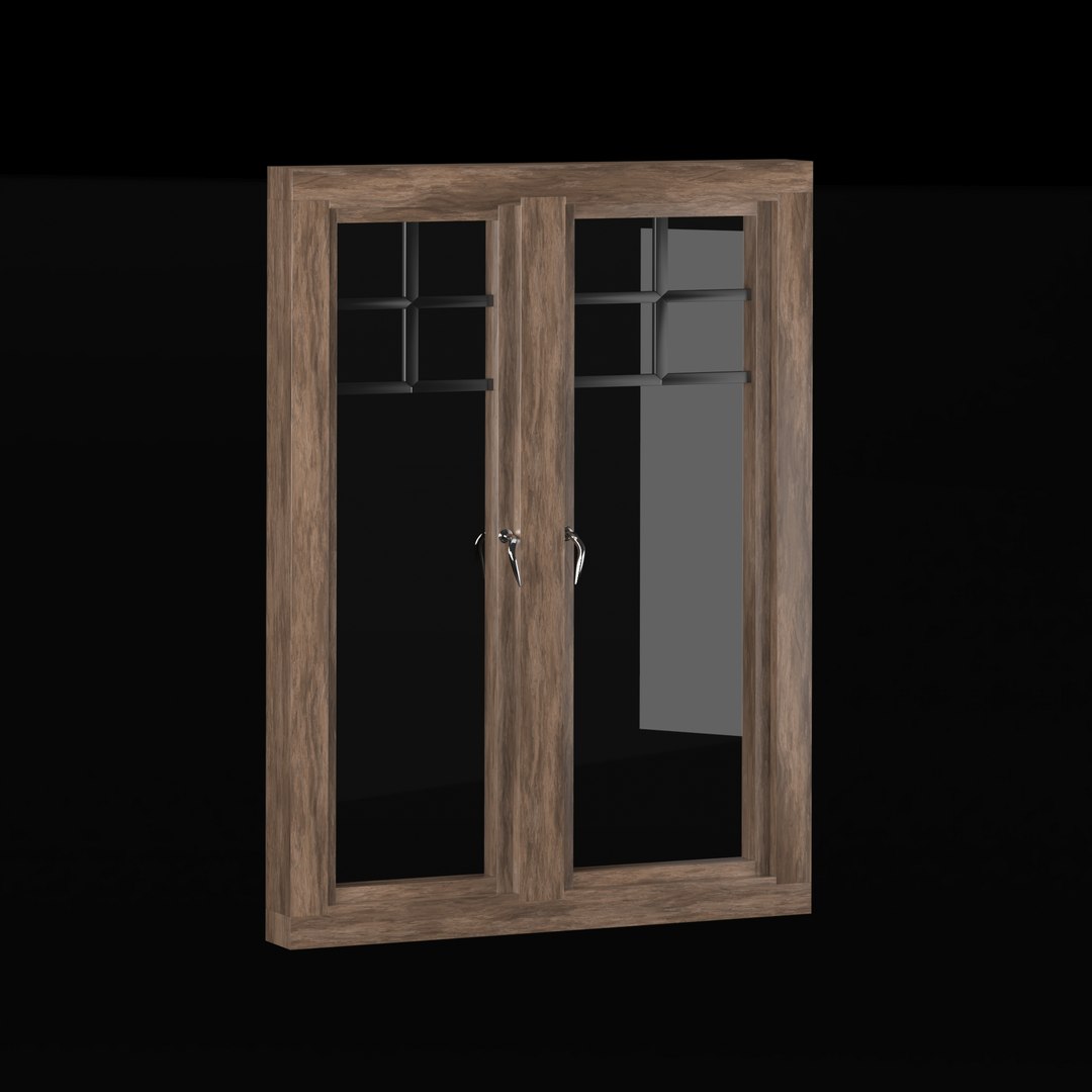 Wooden Windows 3D Model - TurboSquid 1817366