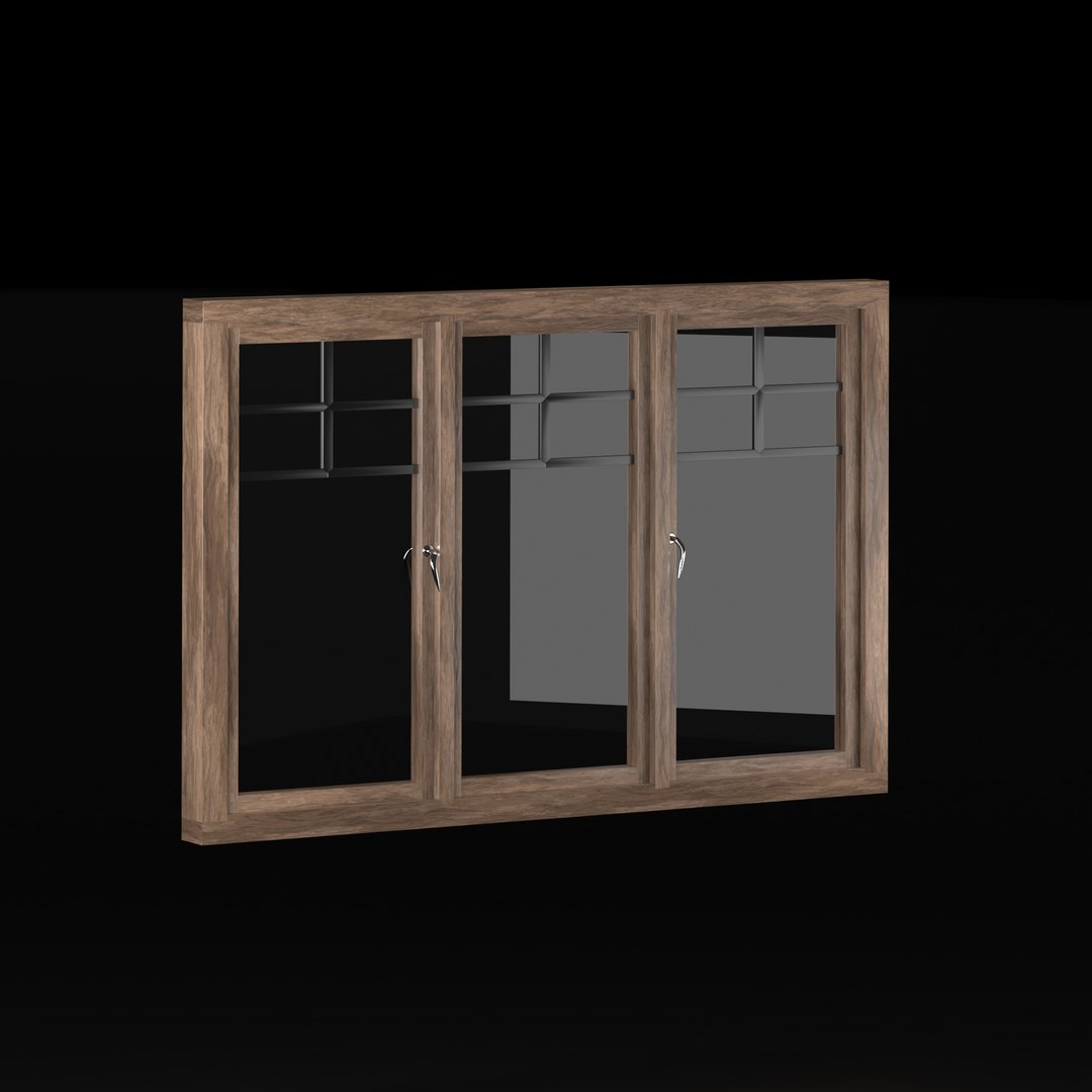 Wooden Windows 3D Model - TurboSquid 1817366