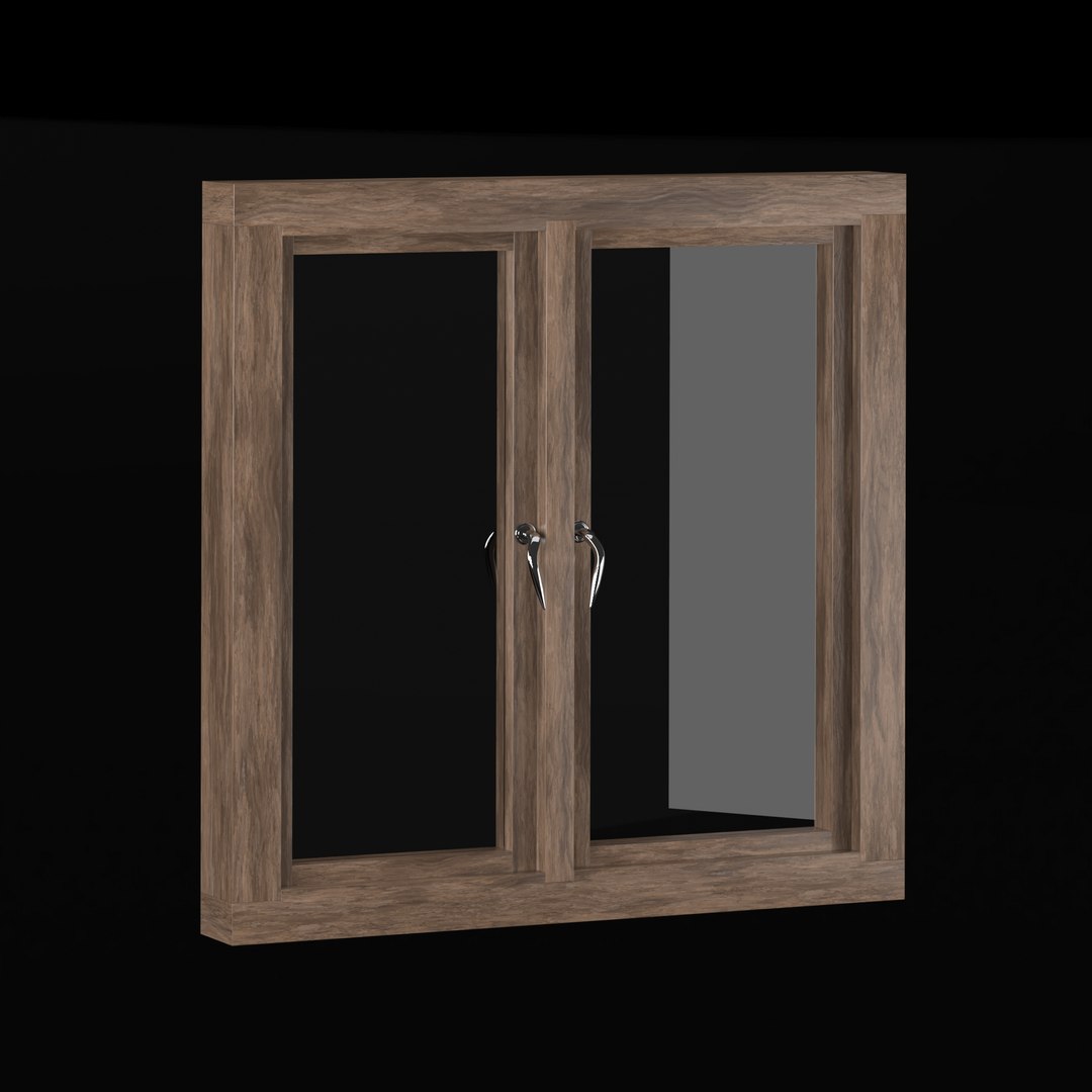 Wooden Windows 3D Model - TurboSquid 1817366