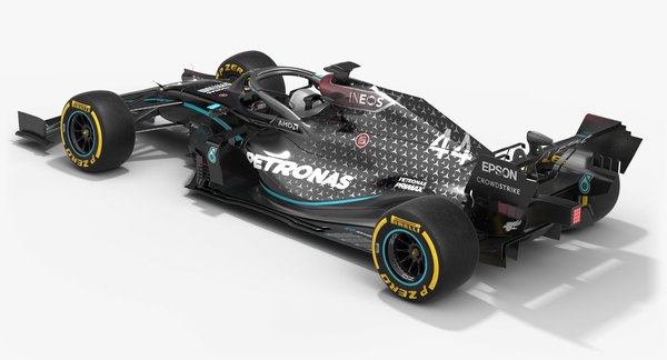 梅赛德斯 F1 W11 一级方程式赛车 2020 赛季全新黑漆3D模型 - TurboSquid 1593932