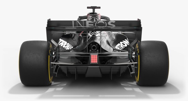 梅赛德斯 F1 W11 一级方程式赛车 2020 赛季全新黑漆3D模型 - TurboSquid 1593932