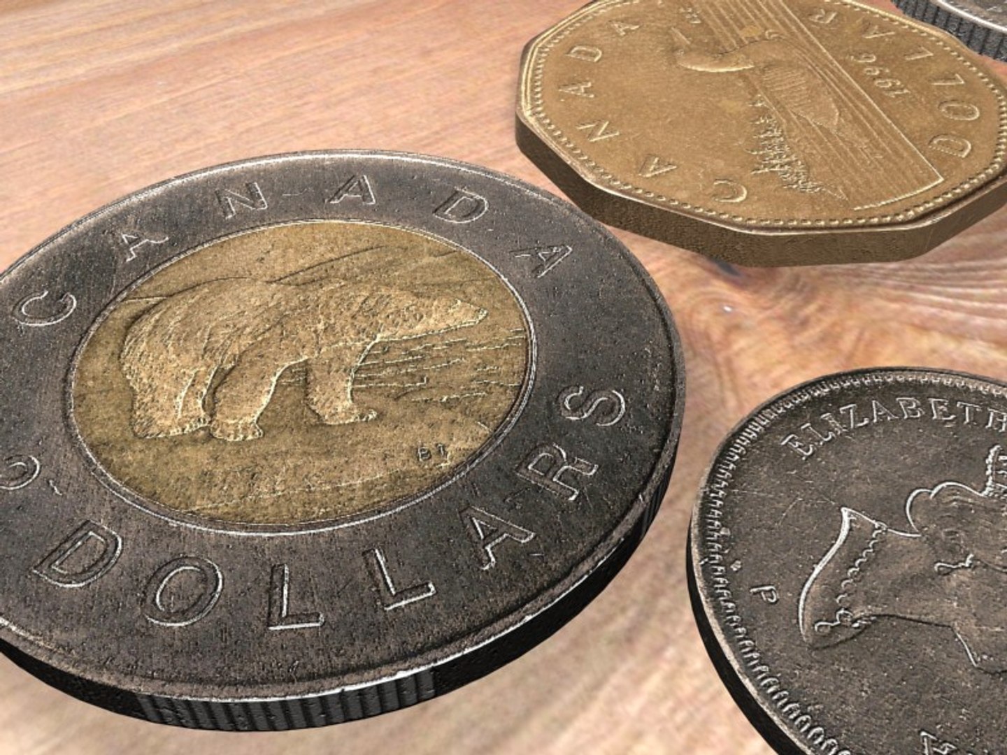 canadian coins 3d max