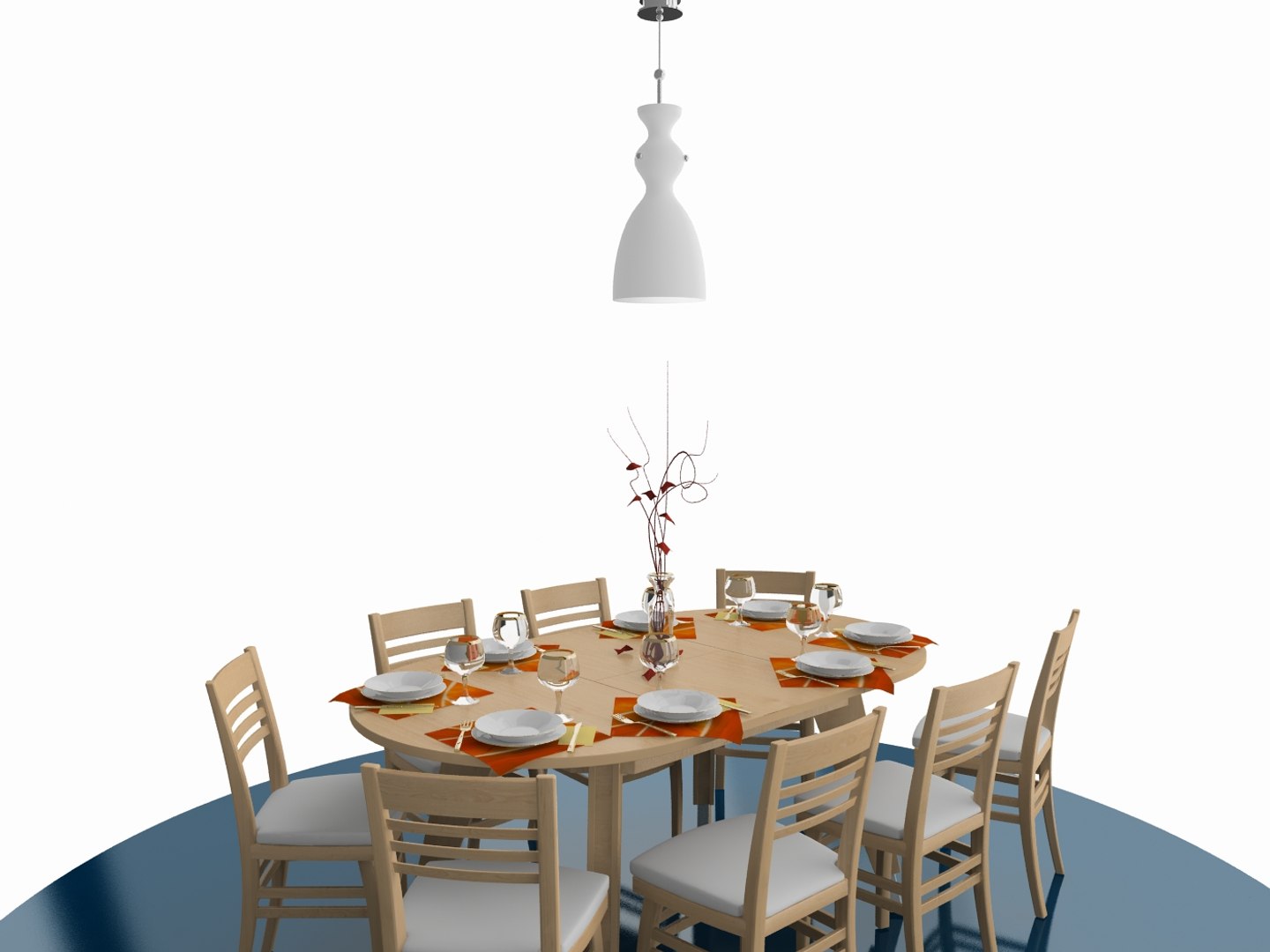 Dining Room 3d Model
