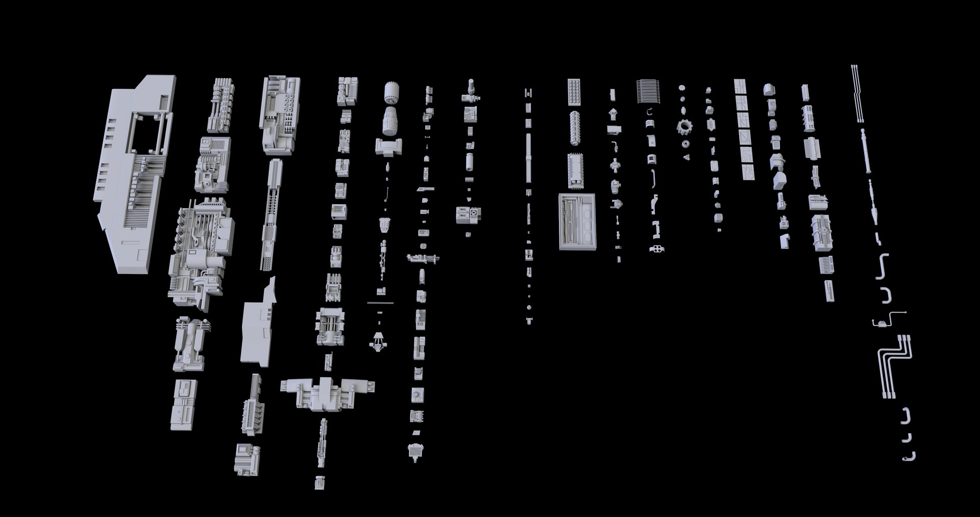 Sci Fi Greeble 3D Model - TurboSquid 1693989