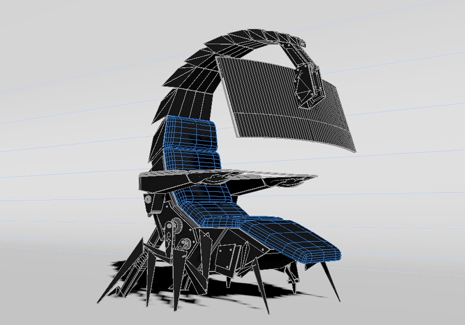 Scorpion Gaming Chair 3D Model - TurboSquid 1898030