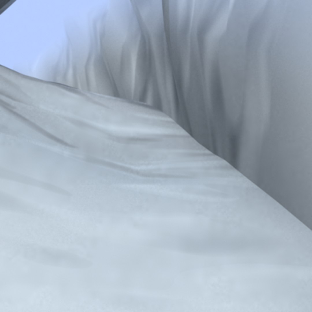 Snowy Valley 3d Model