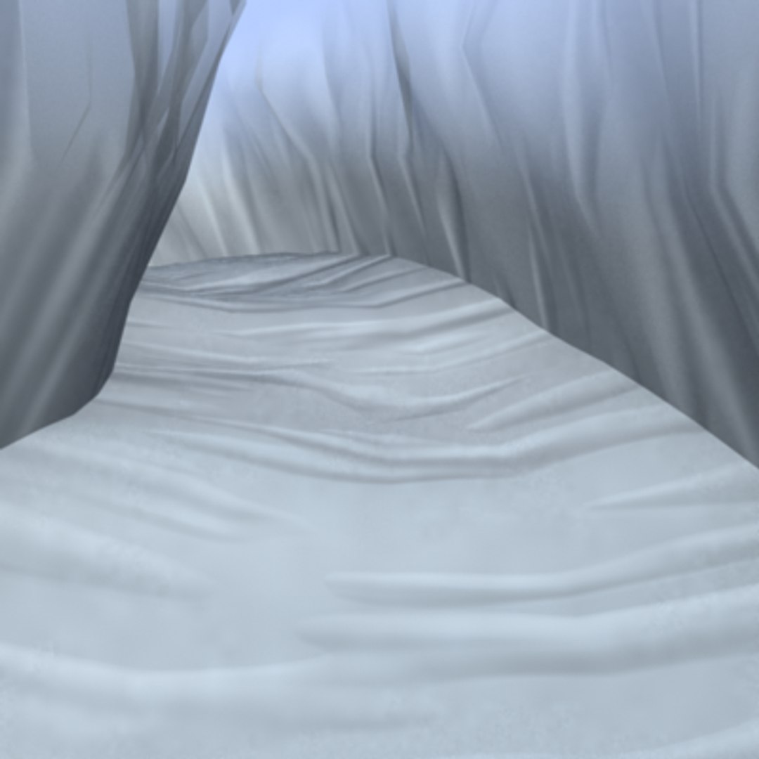 Snowy Valley 3d Model