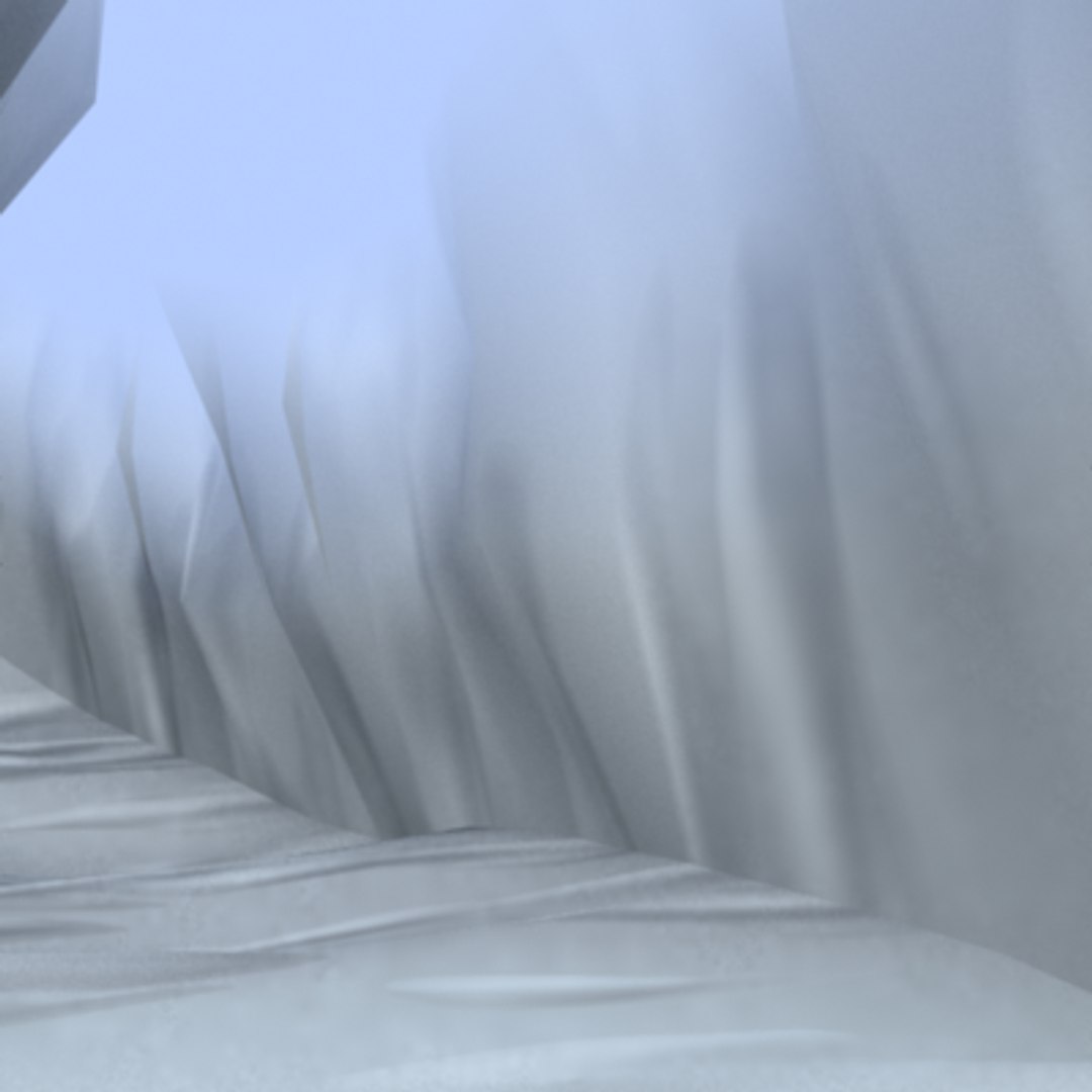 Snowy Valley 3d Model
