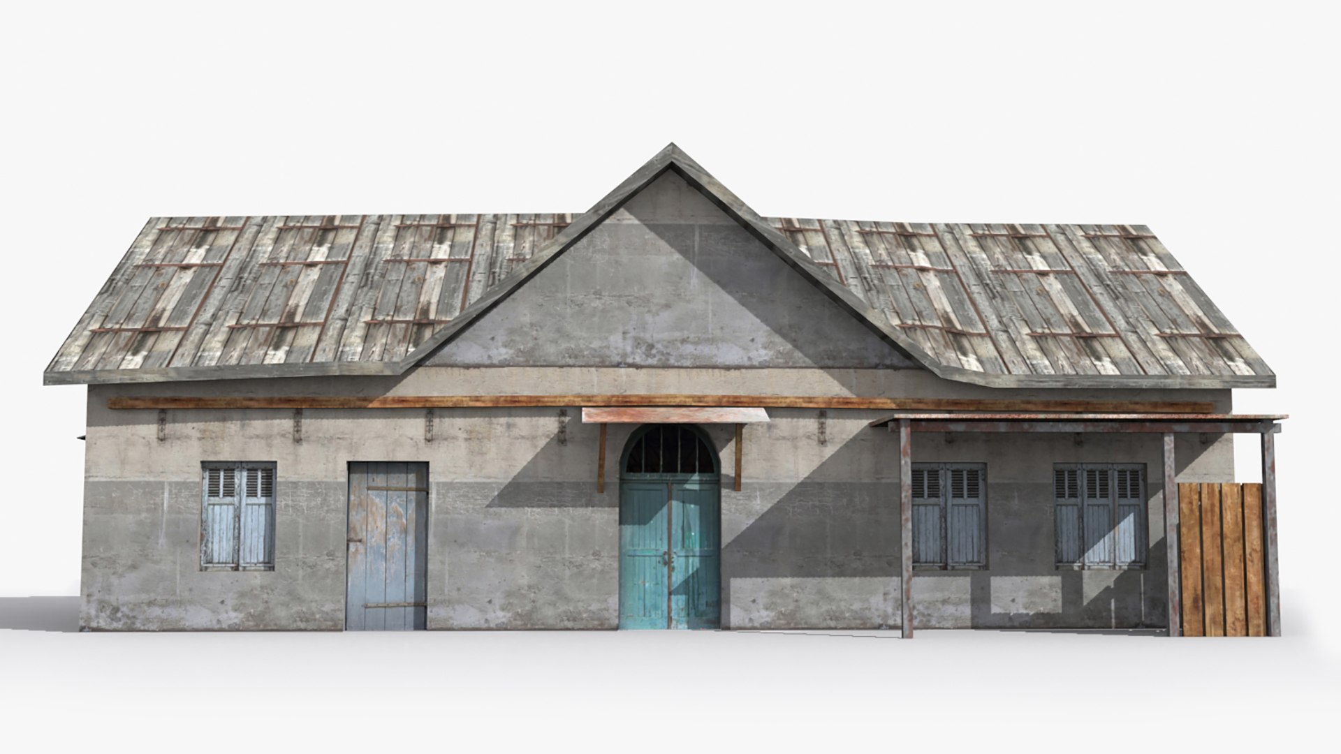 Slum Shanty Hut 3D Model - TurboSquid 1666351