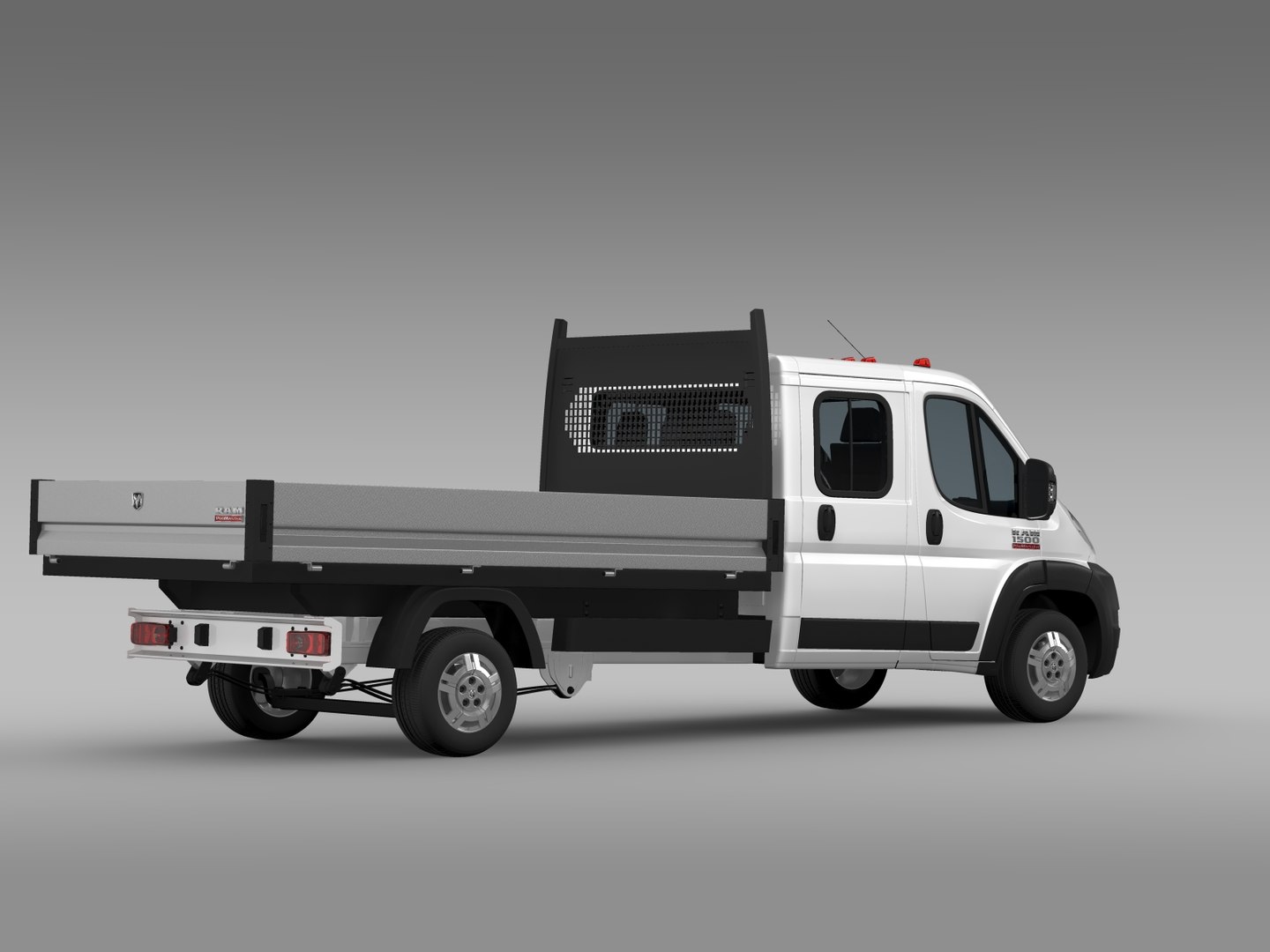 3d model ram promaster cargo crew