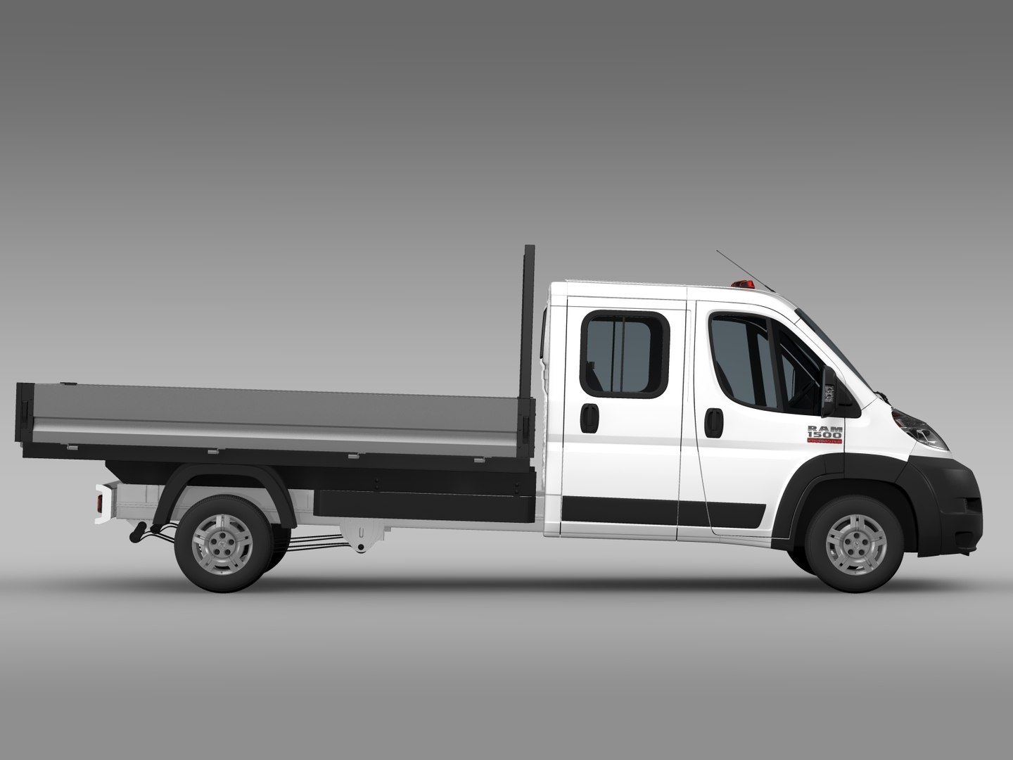 3d model ram promaster cargo crew