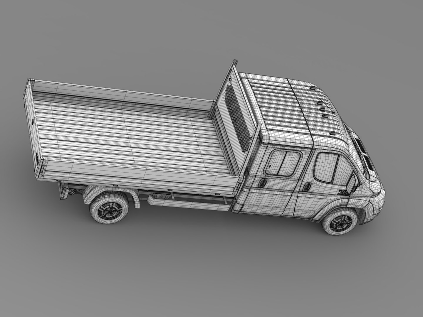 3d model ram promaster cargo crew