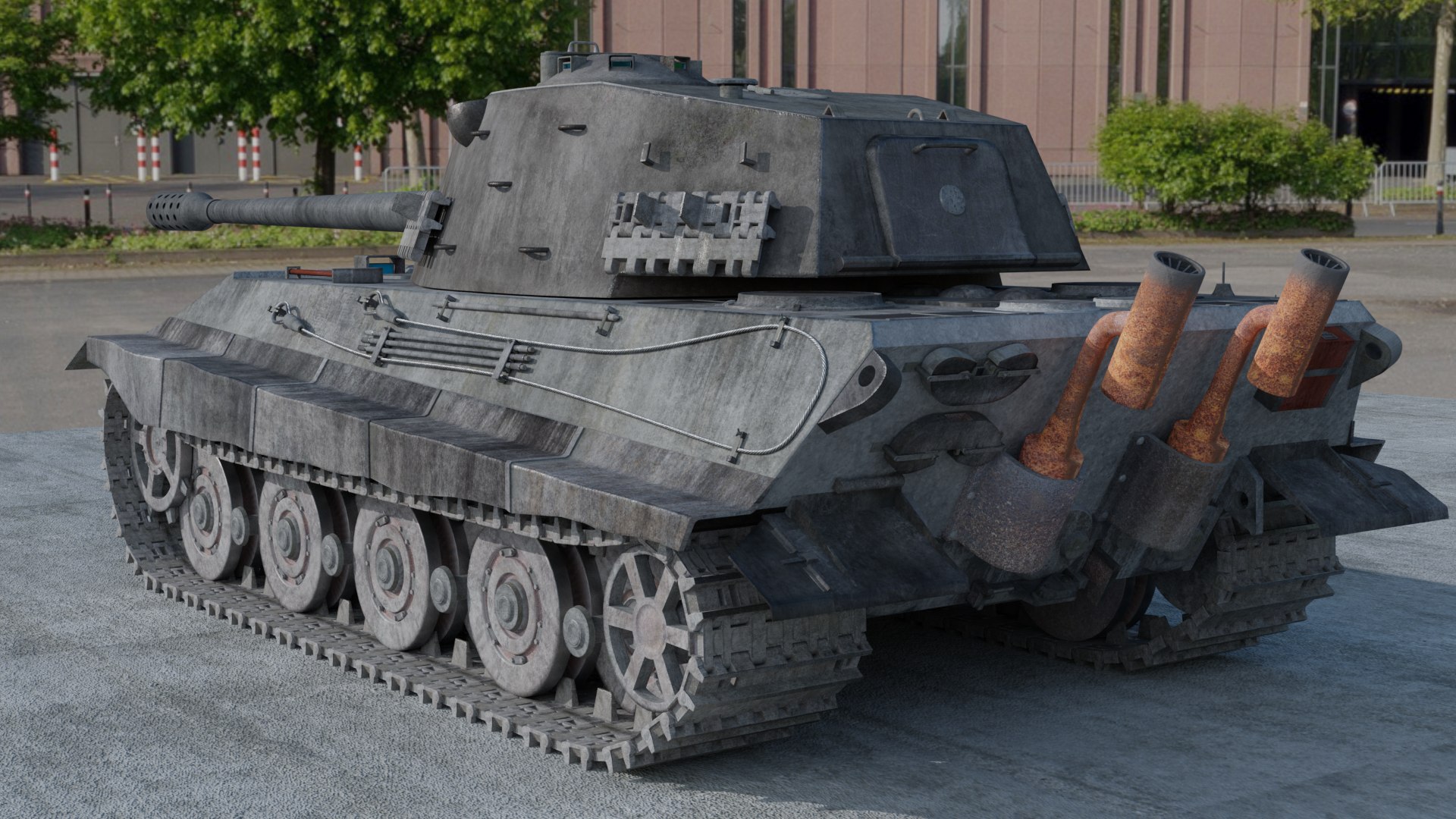 E75 Heavy Tank High-Quality Model 3D Model - TurboSquid 1735645