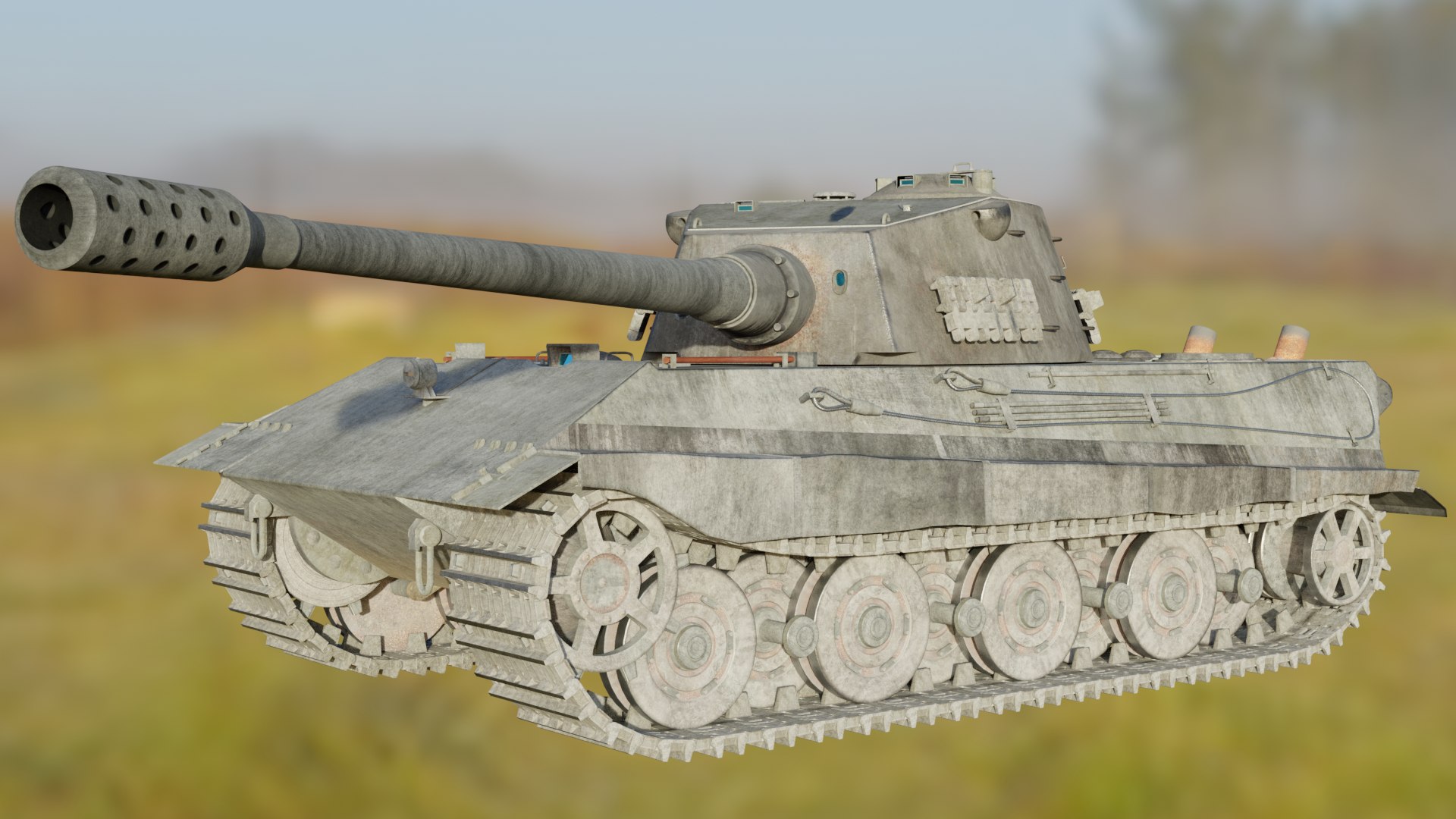 E75 Heavy Tank High-Quality model 3D model - TurboSquid 1735645