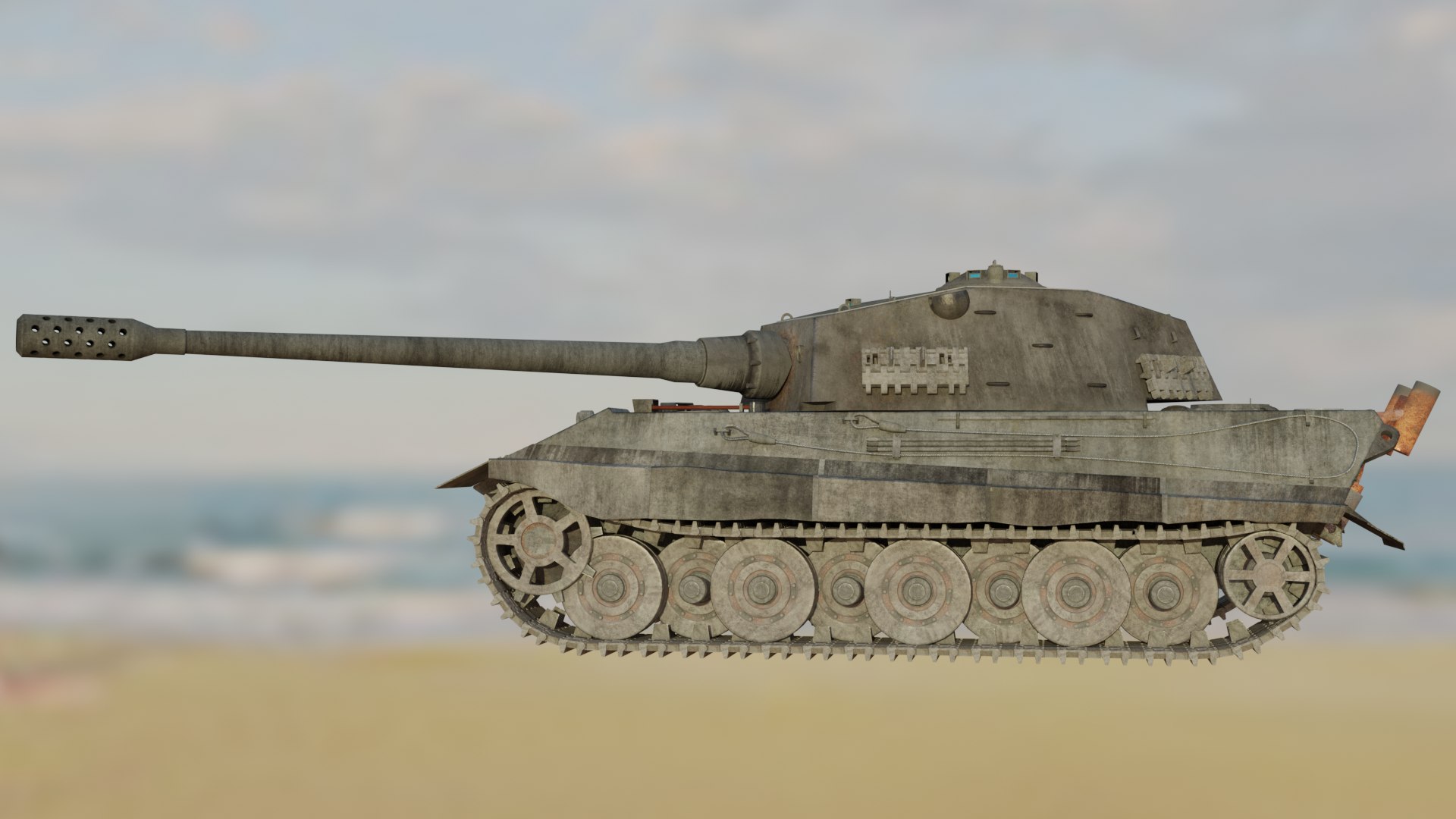 E75 Heavy Tank High-Quality Model 3D Model - TurboSquid 1735645