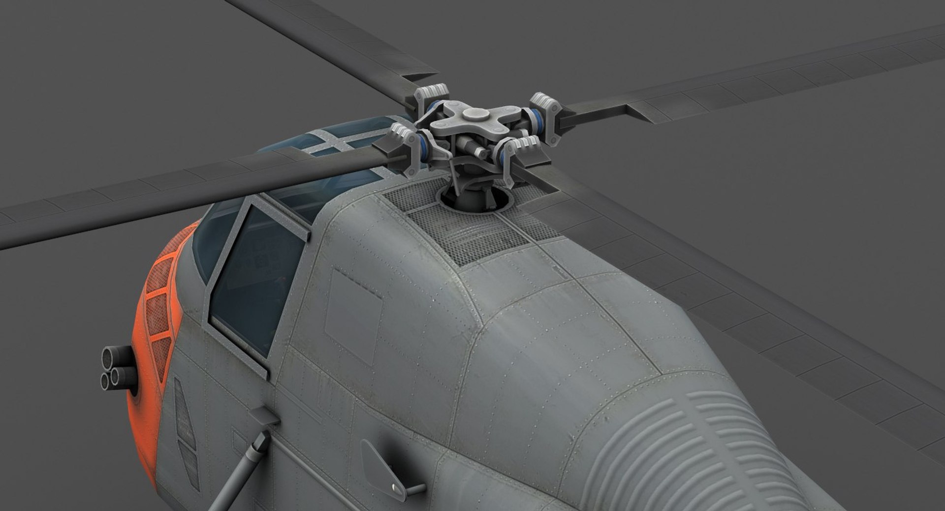 Sikorsky H34 Choctaw 3d Model
