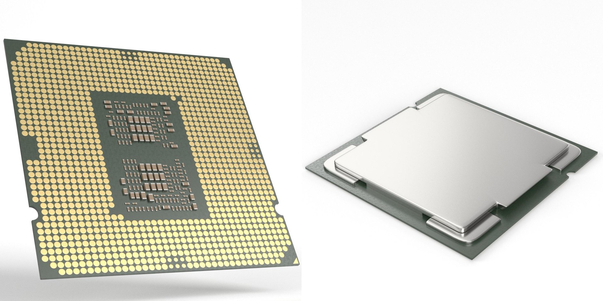 CPU Microchip 3D Model - TurboSquid 1914357